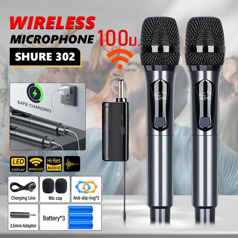 [Local Stock] Wireless Microphone UHF Receiver Universal Microphone ...
