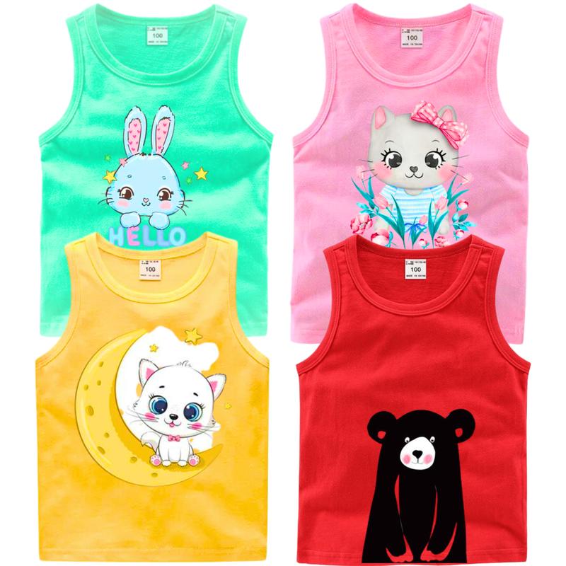 CharmKids Character Tees" - Colorful Shirts Sando for Kids Girl ...