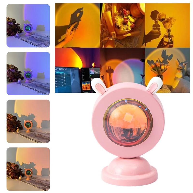 Falling Lamp Live Projection Lamp Evening Glow Colorful Mini - TikTok ...
