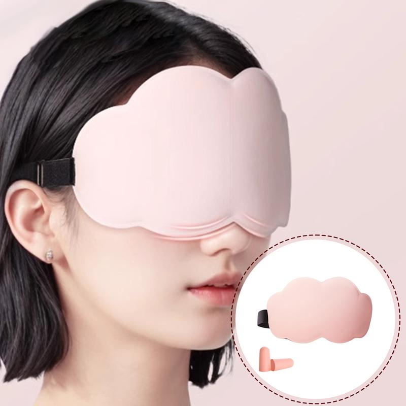 3D Cloud Cartoon Soft Eye Mask Cute Eyelashes Sleep Shade Eyepatch ...