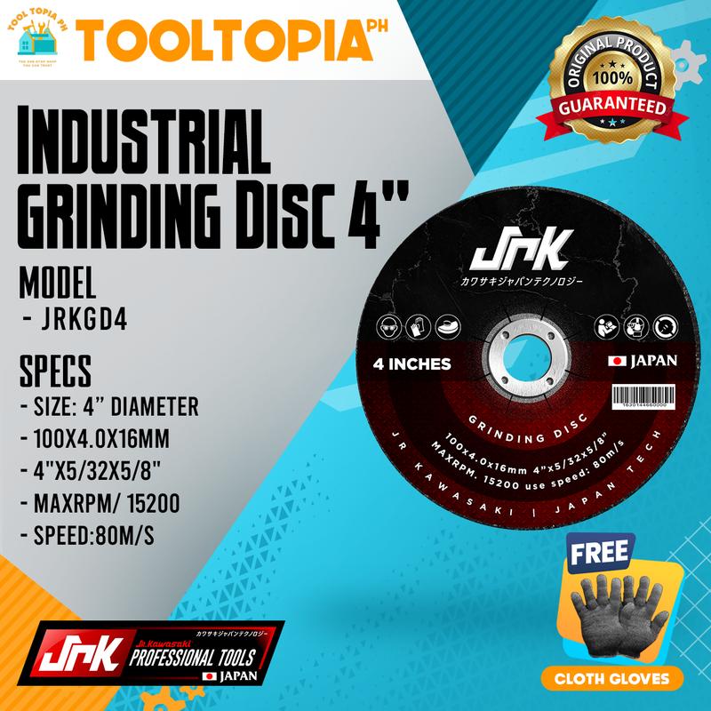 JRK JAPAN INDUSTRIAL GRINDING DISC 4" 7" JRKGD4 JRKGD7 High Quality ...