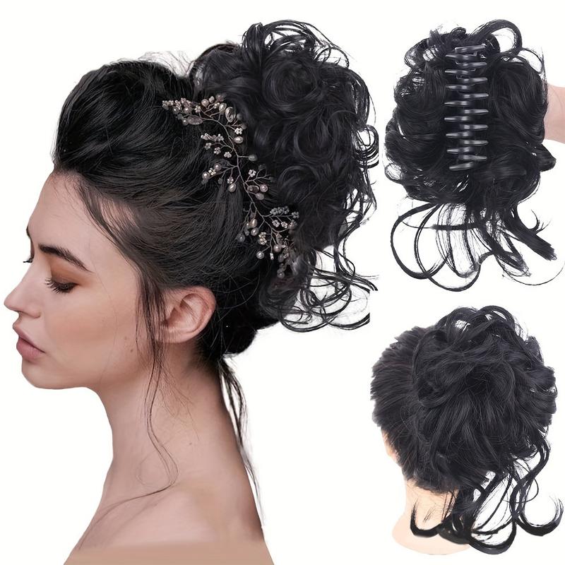 Curly Wig Headband Synthetic Wig Short Style Messy and Fluff - TikTok ...