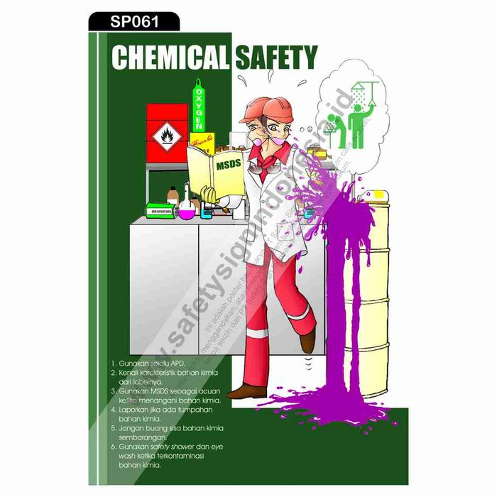Jual SP061 Poster K3 Safety A1 - Chemical Safety - Kota Cimahi - SAFETY ...