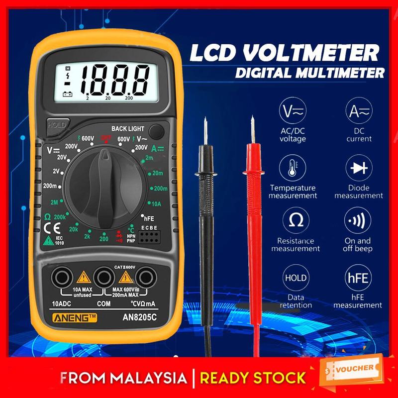 XL830L Pocket Digital Multimeter Voltage Tester Home Measuring - TikTok ...