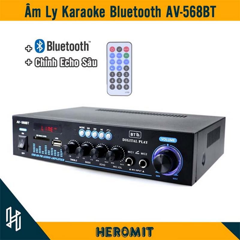 Âm Ly Bluetooth AV-568BT Amly - TikTok Shop Vietnam