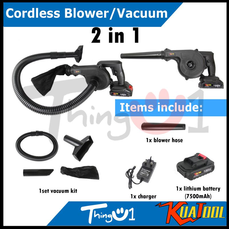 KUATOOL 388V / 188V Cordless Air Blower Vacuum Blower Vacuum - TikTok ...