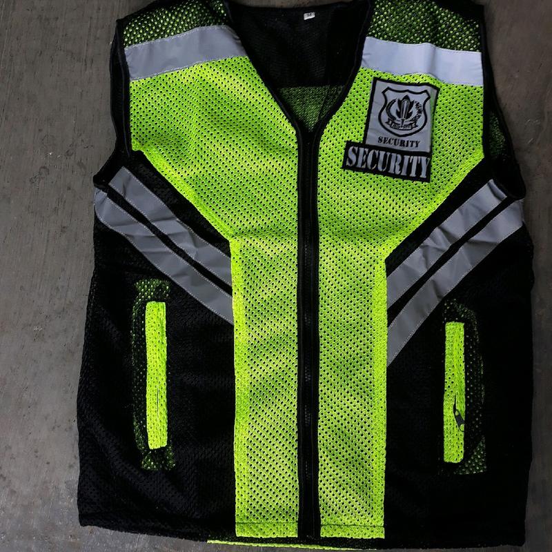 Rompi Security Jala Rompi Satpam Hijau Kombinasi Hitam - Shop | Tokopedia