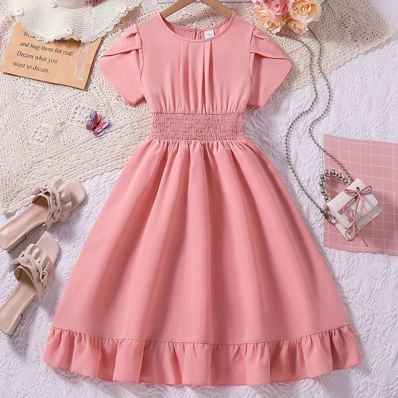 Kids casual dress for girls clothes 2024 new summer fashion children ...