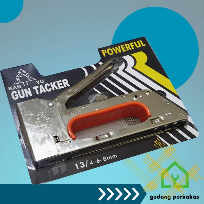 Jual Staples Steples Gun Tembak Jok Kulit Motor Gun Tacker 13/4-6-8mm ...