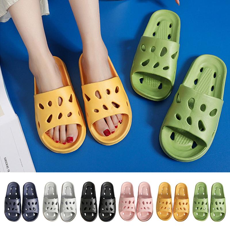 Ultra Light Eva Hole Slippers For Bathroom Toilets Molded Monolithic ...