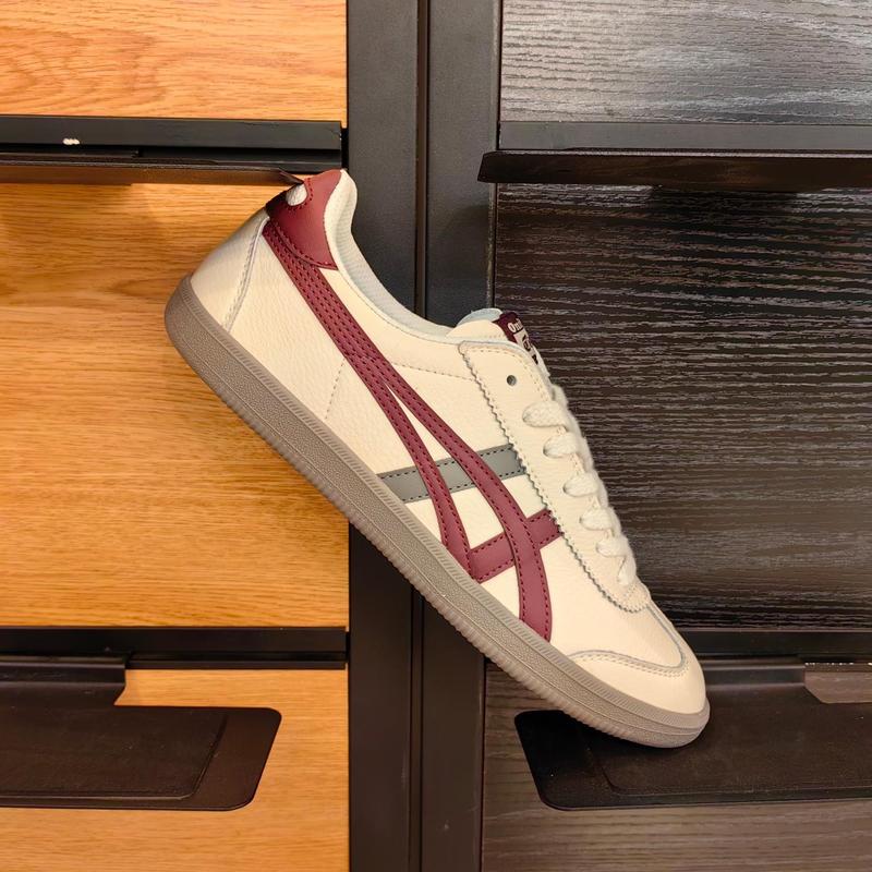 HK SEPATU KASUAL ONIT TIGER TOKUTEN CREAM MAROON SNEAKERS CASUAL - Shop ...