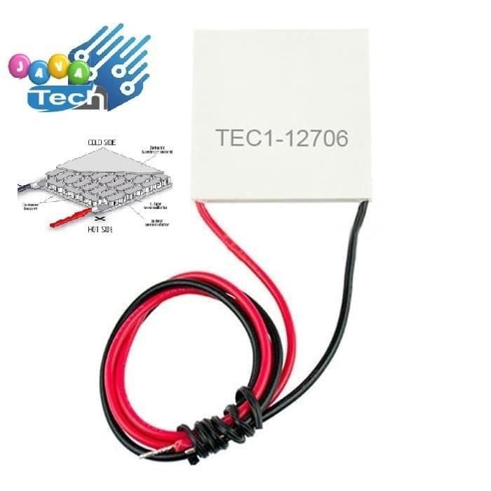 TEC1-12706 Peltier 12V DC 6A Thermoelectric Cooler Modul Panas - Shop ...