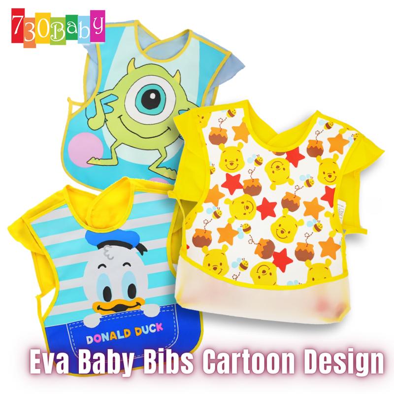 Eva Baby Bibs Water Proof Bib Oil Proof Cute Cartoon Design Pretend ...