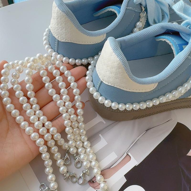 1 Pair Sports Shoes Heel Chains Sweet Style Girl Women Sneakers ...