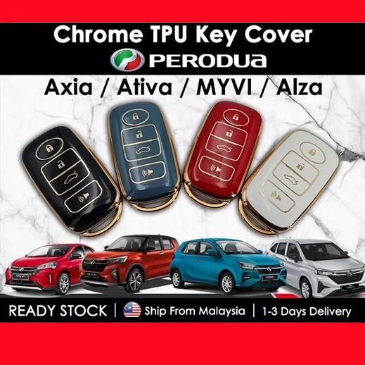 Perodua Key Cover Chrome Reflection TPU Car Key Remote Casin - TikTok ...