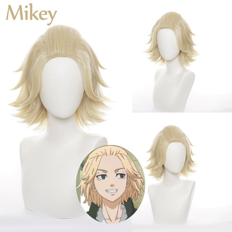 Rambut palsu Tokyo Revengers-Mikey, Potongan rambut prop cosplay ...