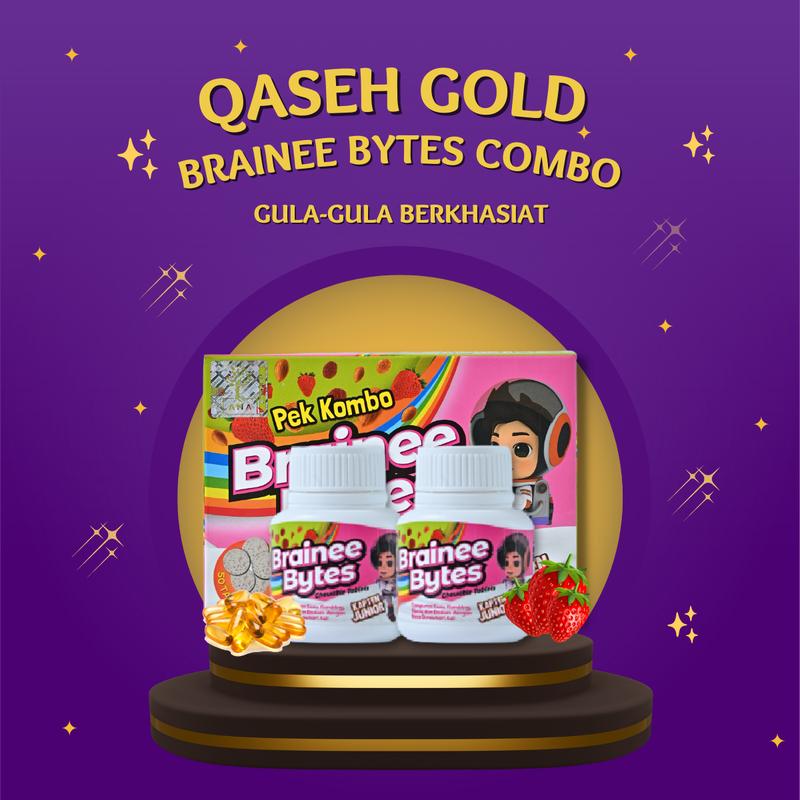 Qaseh Gold Combo Brainee Bytes Candy - TikTok Shop Malaysia