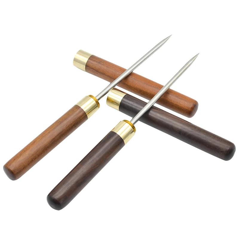 Handheld Ice Pick Professional Stainless Steel Wooden Handle - TikTok ...