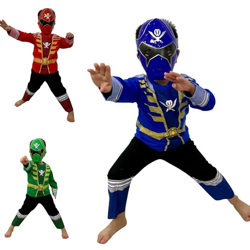 Kostum baju anak power rangger ninja usia 2 tahun - 10 tahun - Shop ...