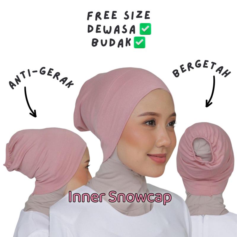 YH [Budak / Dewasa] Snowcap Inner Anak Tudung Cotton Indonesia - TikTok ...