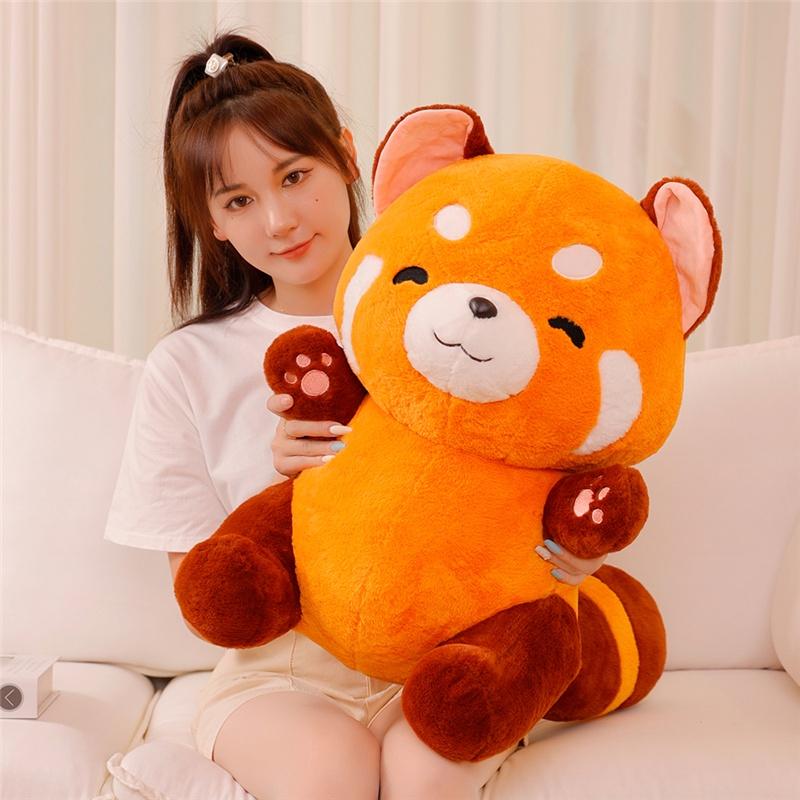 Boneka Tokoh Anime Boneka Menjadi Anak Patung Plushie Panda Merah ...