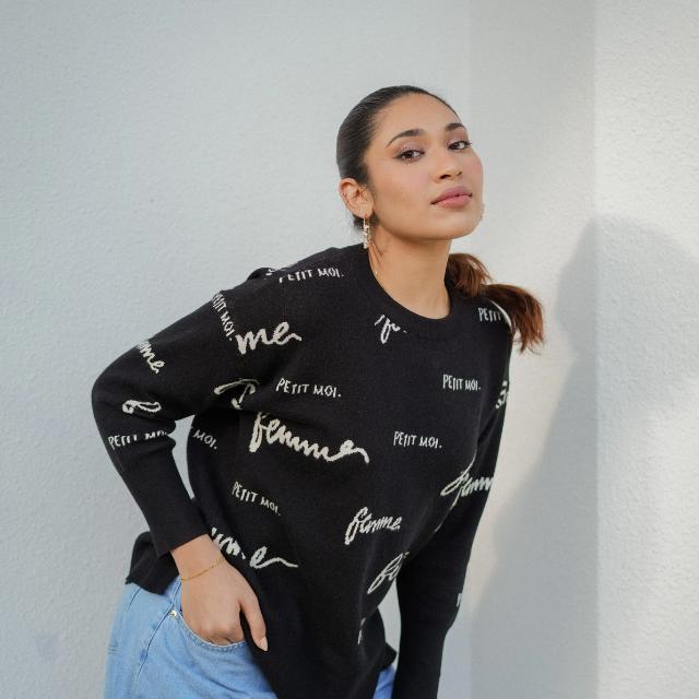 Petit Moi - Femme Knit Sweater (Sweater/Jumper/Top) - TikTok Shop Malaysia