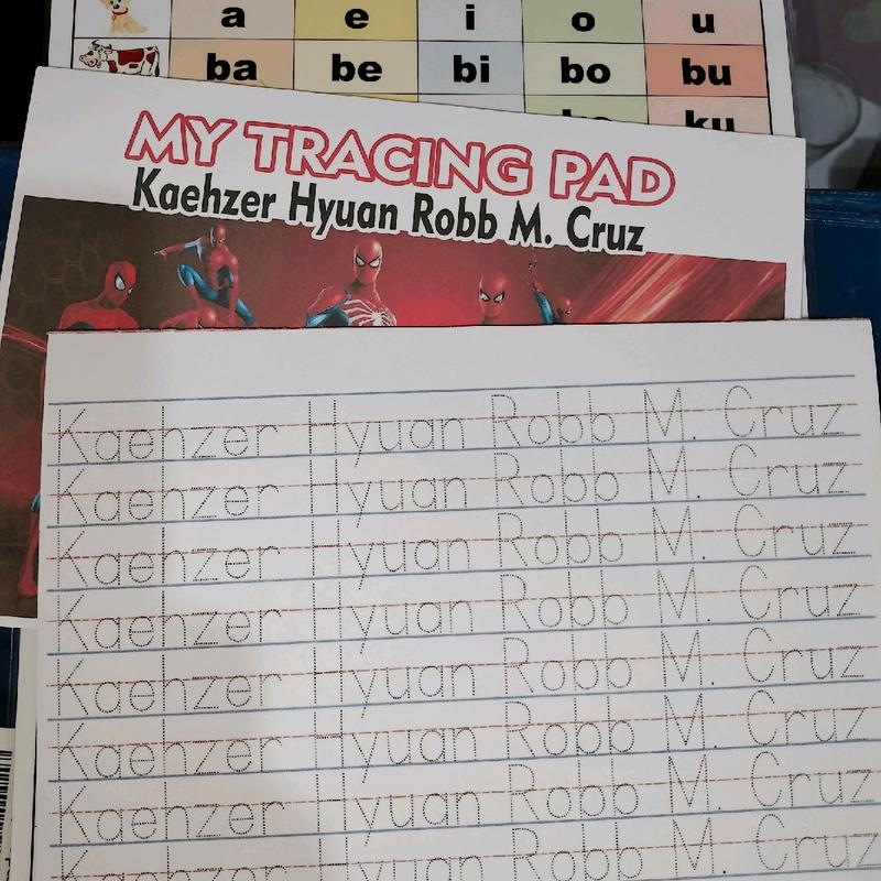 Tracing pad for kids practice writing Cursive and Lines - TikTok Shop ...