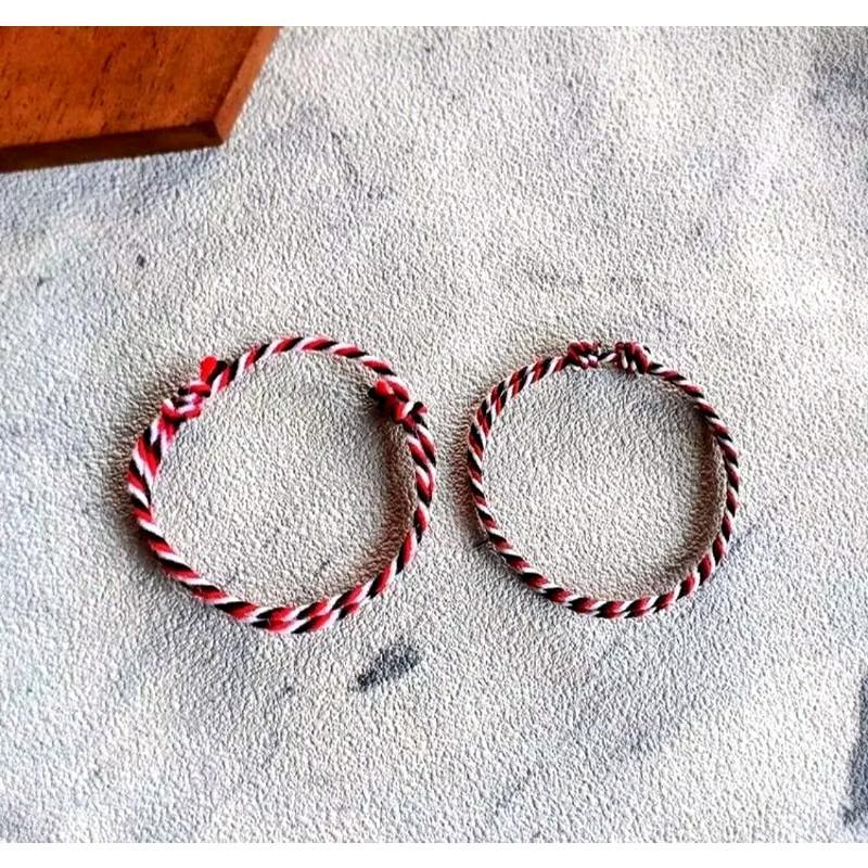 Paket 3 Gelang Tridatu Asli Bali Ukuran 2mm 3 Warna dengan Mantra Tolak ...