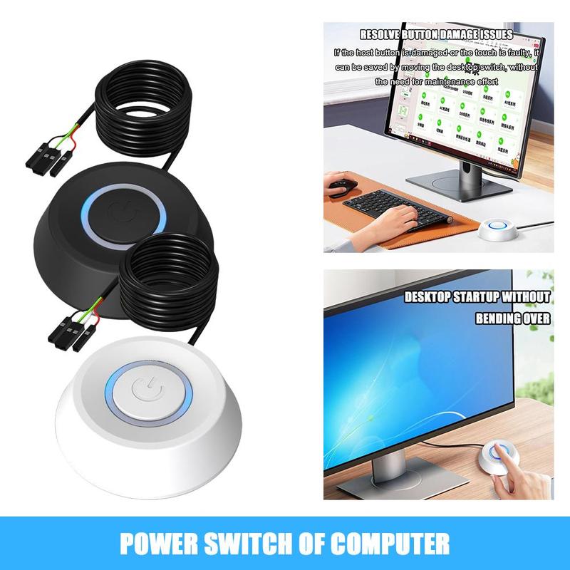 Movable Desktop Power Switch Of Desktop Computer External Remote ...