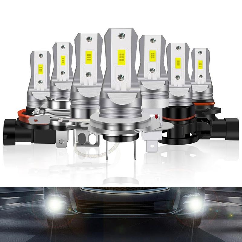 Mentol LED Mini H7 Lampu Depan Kereta, FG, 1PC, Kuasa 80W, Saiz ...