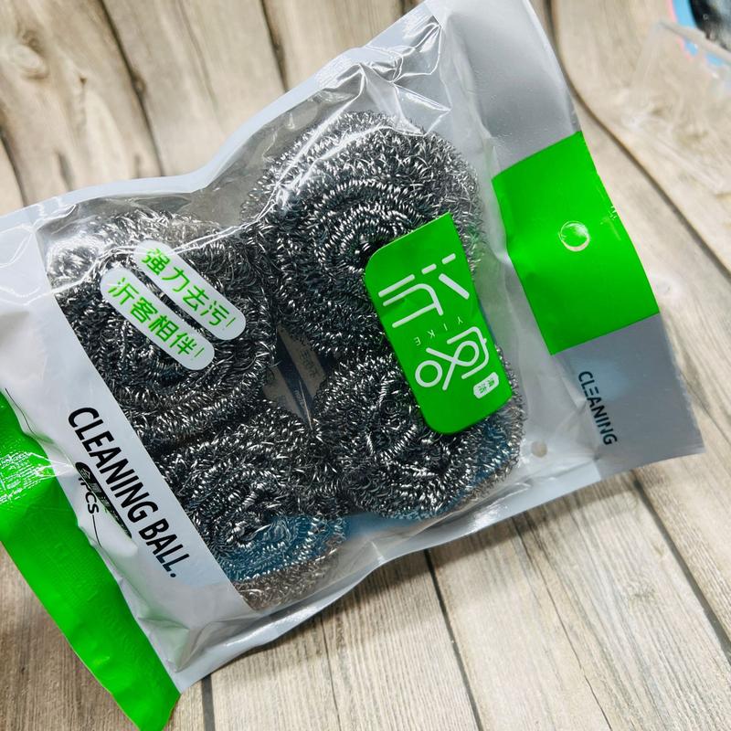 Cleaning Balls Stainless Steel Cleaning Balls Steel Wool Balls 6 Pieces ...