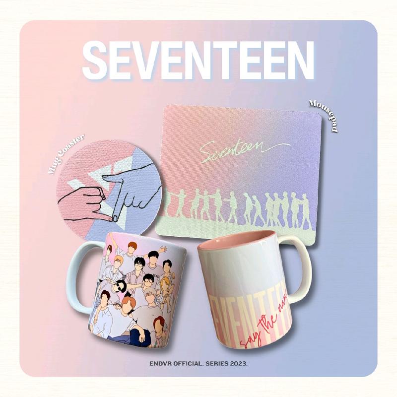 Seventeen Bundle: Mug, Coaster Pad, Mouse Pad - TikTok Shop Philippines