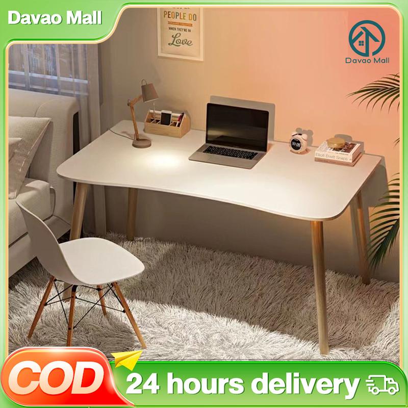 DM 70/100/120cm Nordic Wood Computer Desk Study Tables Stabl - TikTok ...