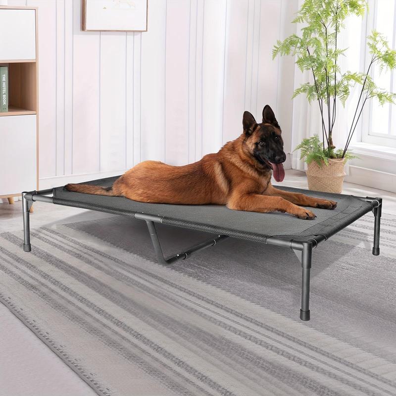 GOLOPET Outdoor Elevated Dog Cot Bed, Cooling Raised Pet Bed For Large ...