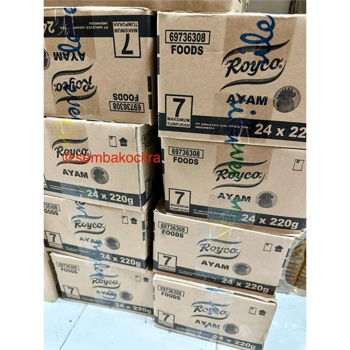 Jual Royco Kaldu Sapi / Ayam 220 gr / 220 gram x 24 pcs per 1 Dus ...