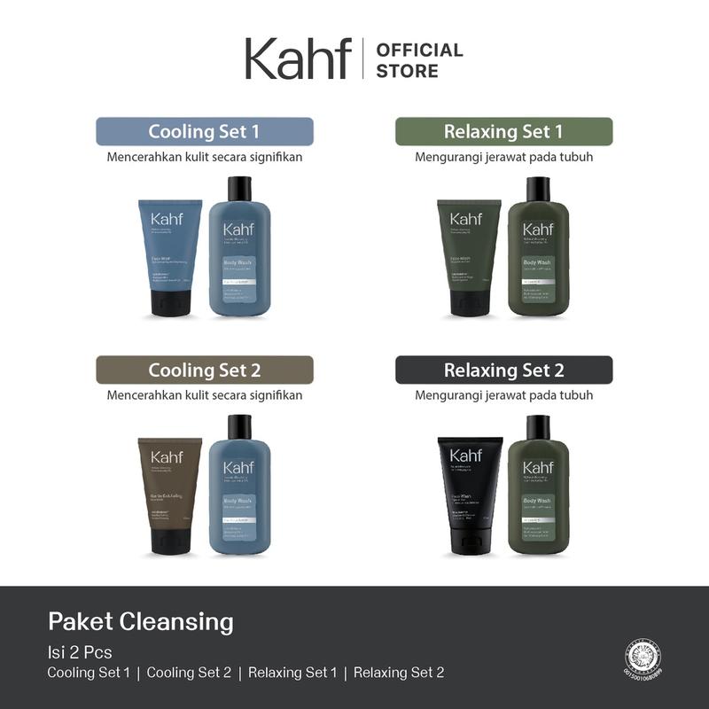 PROMO !!! Kahf Paket Cleansing Isi 2pcs - Face Wash & Body Wash - Shop ...
