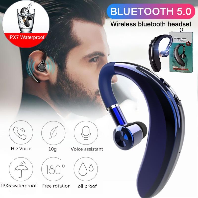 S109 Bluetooth Headset 5.0 Wireless Earphone Handsfree Business ...