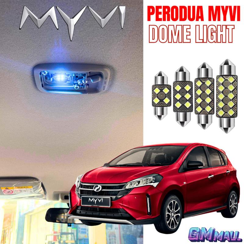 NEW PERODUA MYVI DOME LIGHT Car Room Interior Led Lamp Bulb Lampu ...