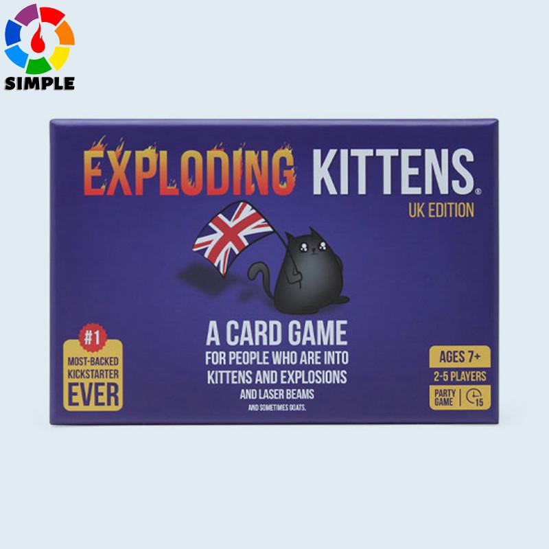 Exploding Kittens UK Edition Card Game - TikTok Shop Singapore