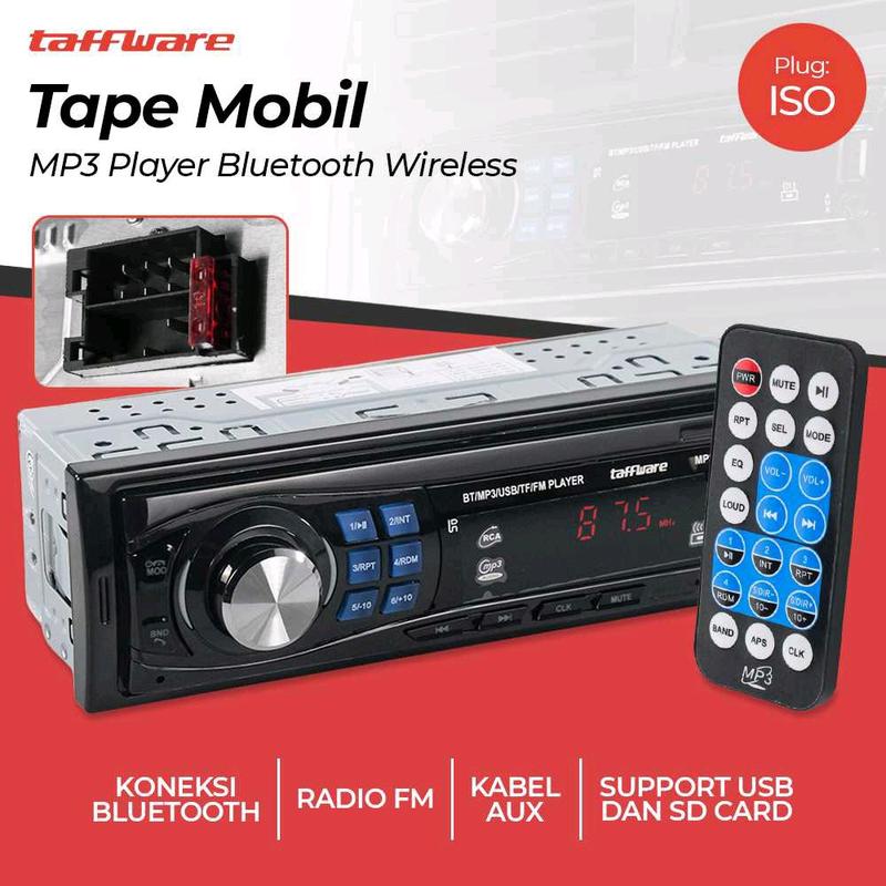 Tape Mobil bleutooth mp3 car player head unit single din universal ...