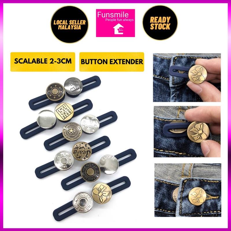 Button Extender Pant Waist Extender Nail Free Button (1pc) Extender to ...