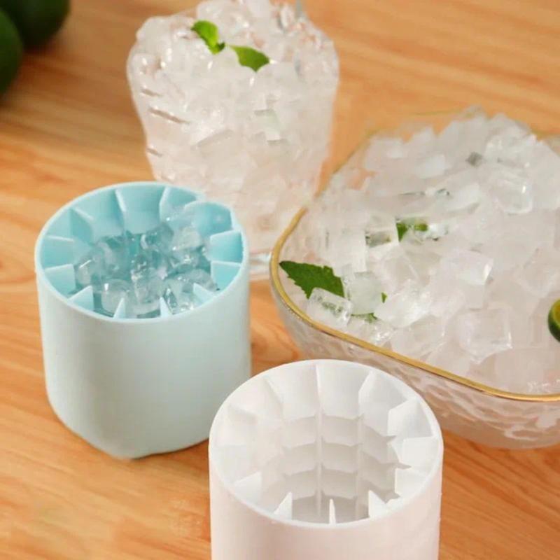 Relieve Summer-heat Portable Freeze Cylinder Silicone Ice Silicone Mold ...