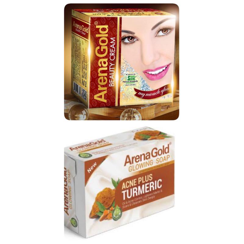 Arena Gold Beauty Cream with Soap Readystock - TikTok Shop Malaysia