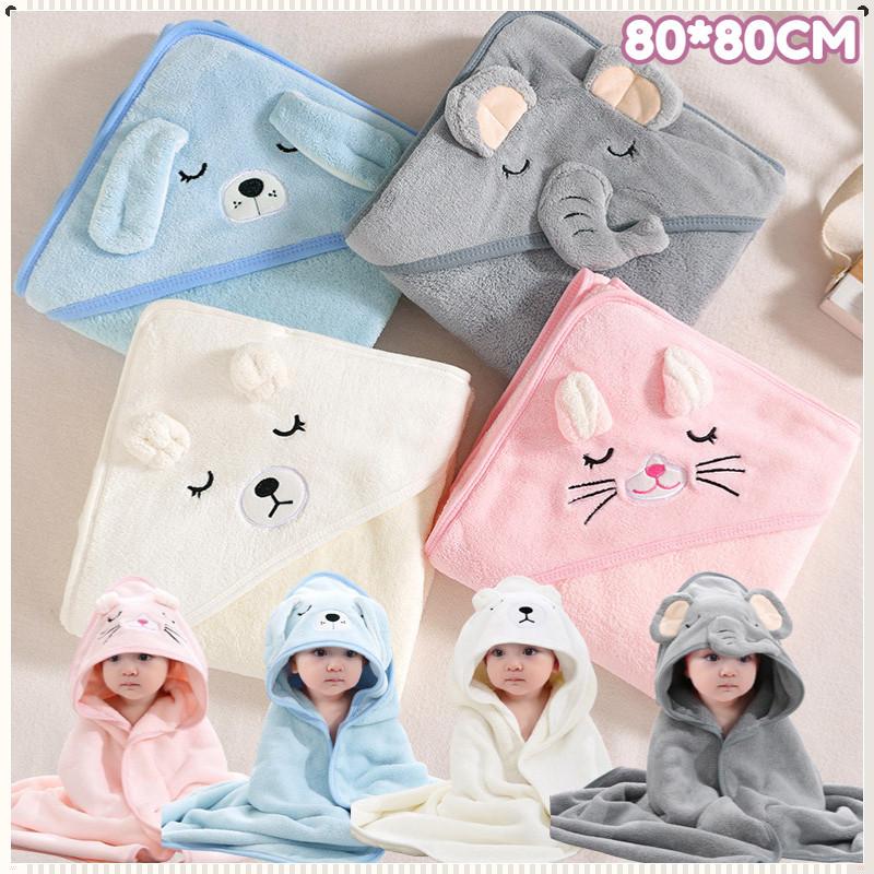 Tuala Bayi, Reka Bentuk Comel, Pelbagai Warna, Fiber Super Lembut ...