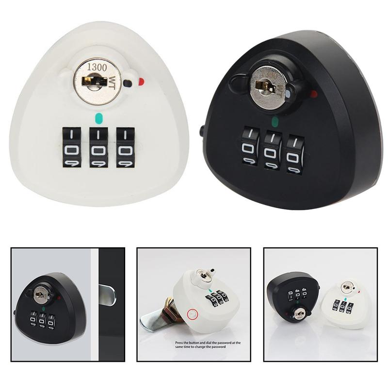 3 digit combination lock padlock cabinet drawer mailbox combination ...