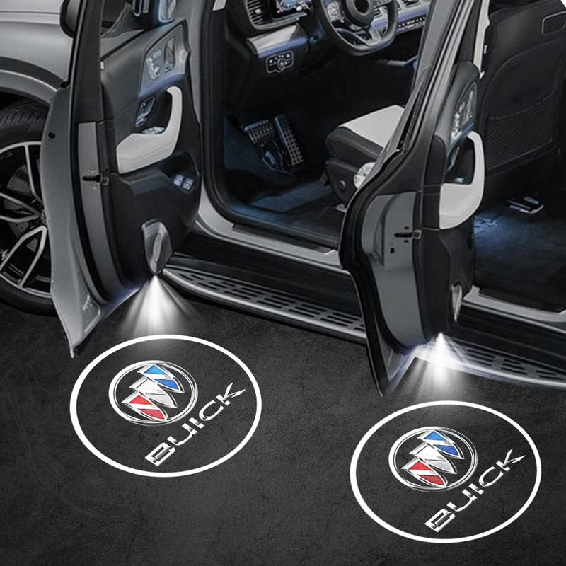 2Pcs Car Logo Welcome Light Projectors Programmable LED Sign - TikTok Shop