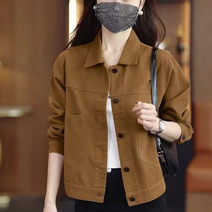 Jaket Denim, Gaya Retro, untuk Wanita, Musim Bunga dan Musim - TikTok ...