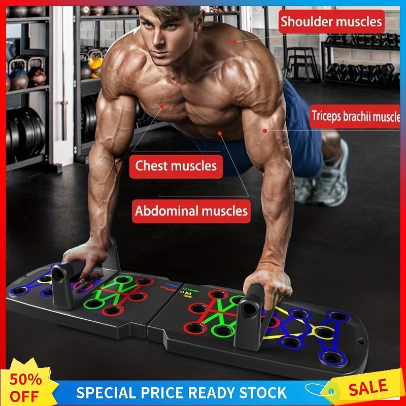 1pc Multifunctional Folding Push-up Board For Home And Gym Workouts ...