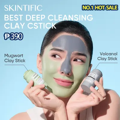 【HOT】SKINTIFIC Mugwort Clay Stick Cleansing Clay Mask 40g Anti Pores ...