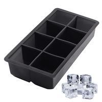 Jual Cetakan Es Batu Silikon Kotak 8 Grid Ice Cube Tray Ukuran Besar ...